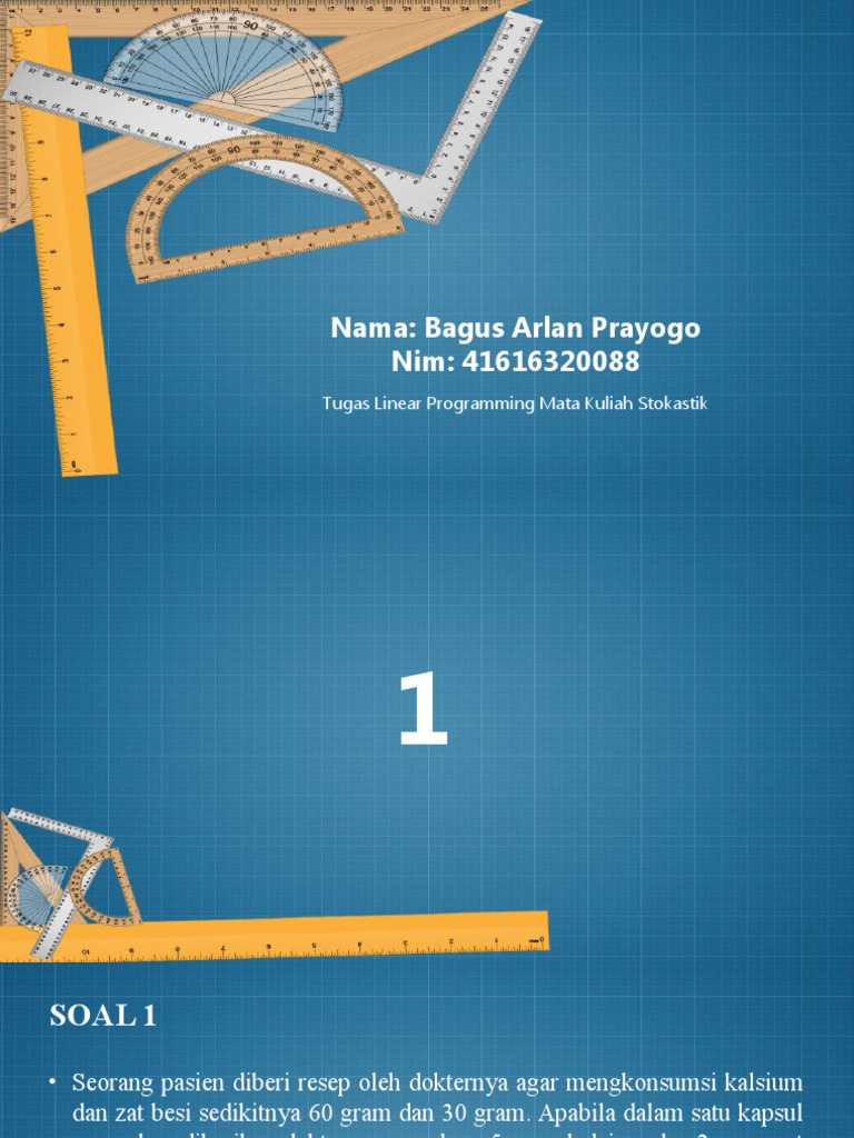 Optimasi Biaya dan Pendapatan dengan Linear Programming | PDF