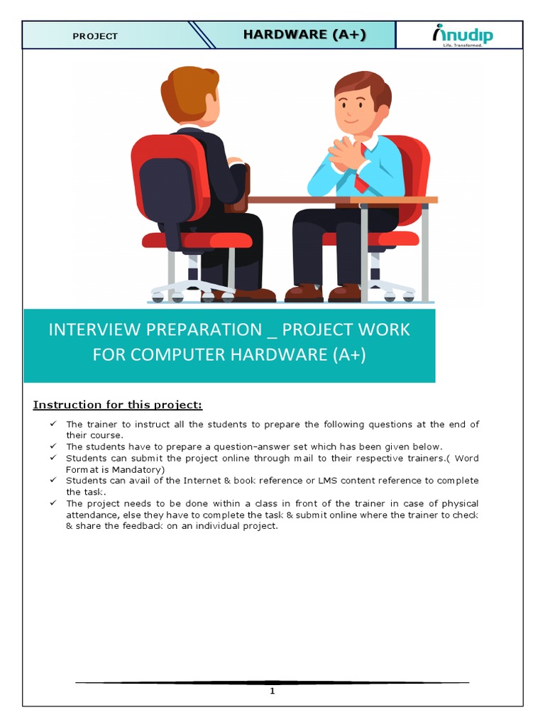 Hardware Interview Prepartion Project Work Questions | PDF ...