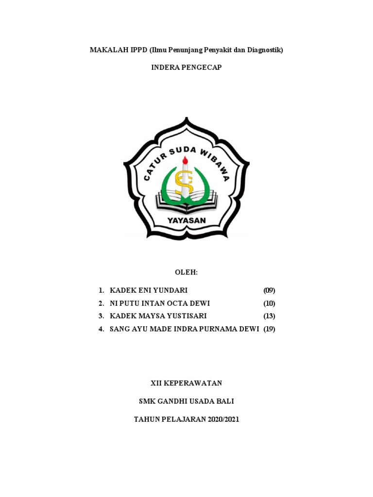 Makalah Ippd Indera Pengecap | PDF