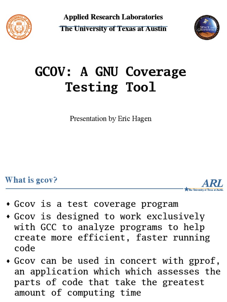 GCOV: A GNU Coverage Testing Tool | PDF | Digital Technology | Computer ...
