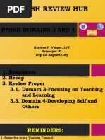 PPSSH Domains and Strands 34 | PDF | Learning | Educational Assessment