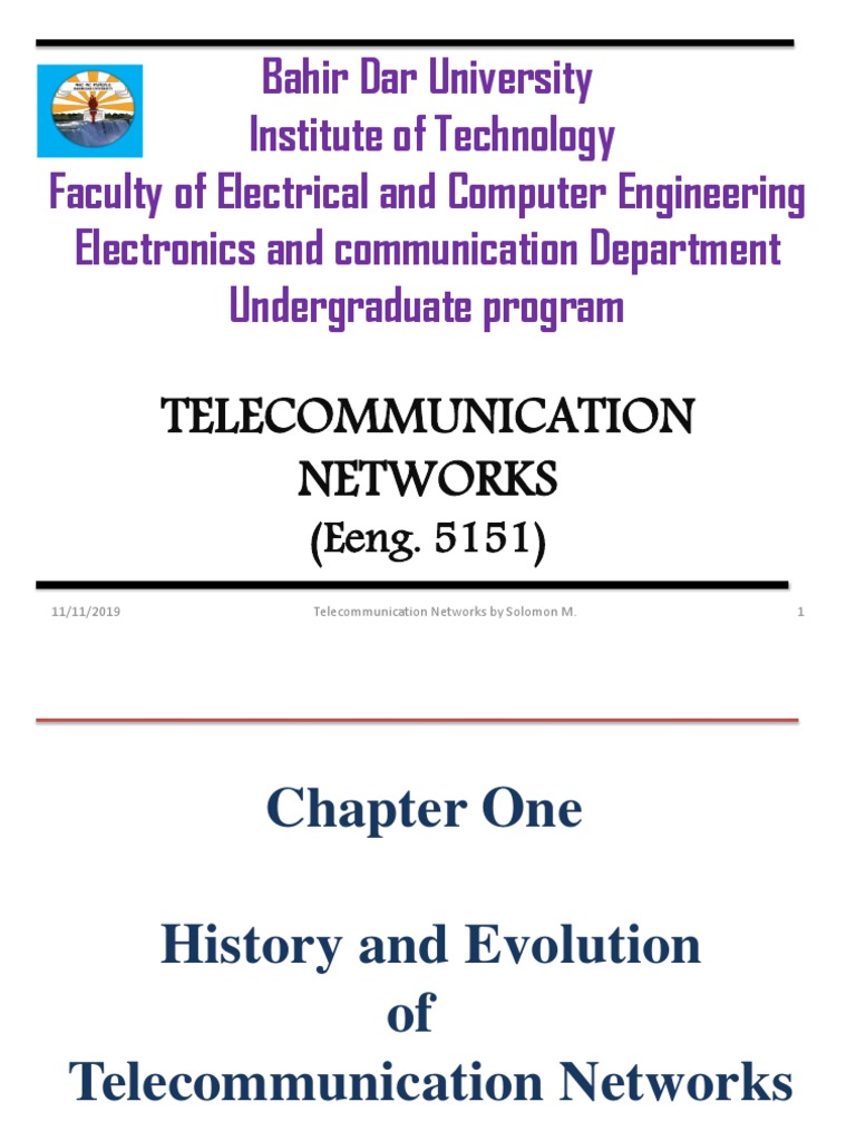 Chapter 1 | PDF | Telecommunication | Duplex (Telecommunications)