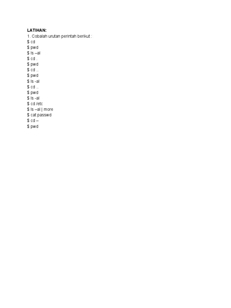 Tugas Operasi File Dan Direktori2 Saeful | PDF