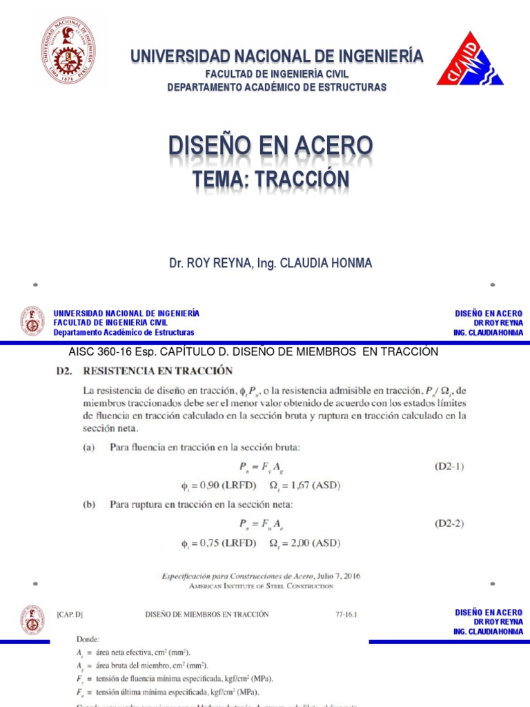 Ejemplo Traccion | PDF | Ingeniería | Ciencia y Tecnología