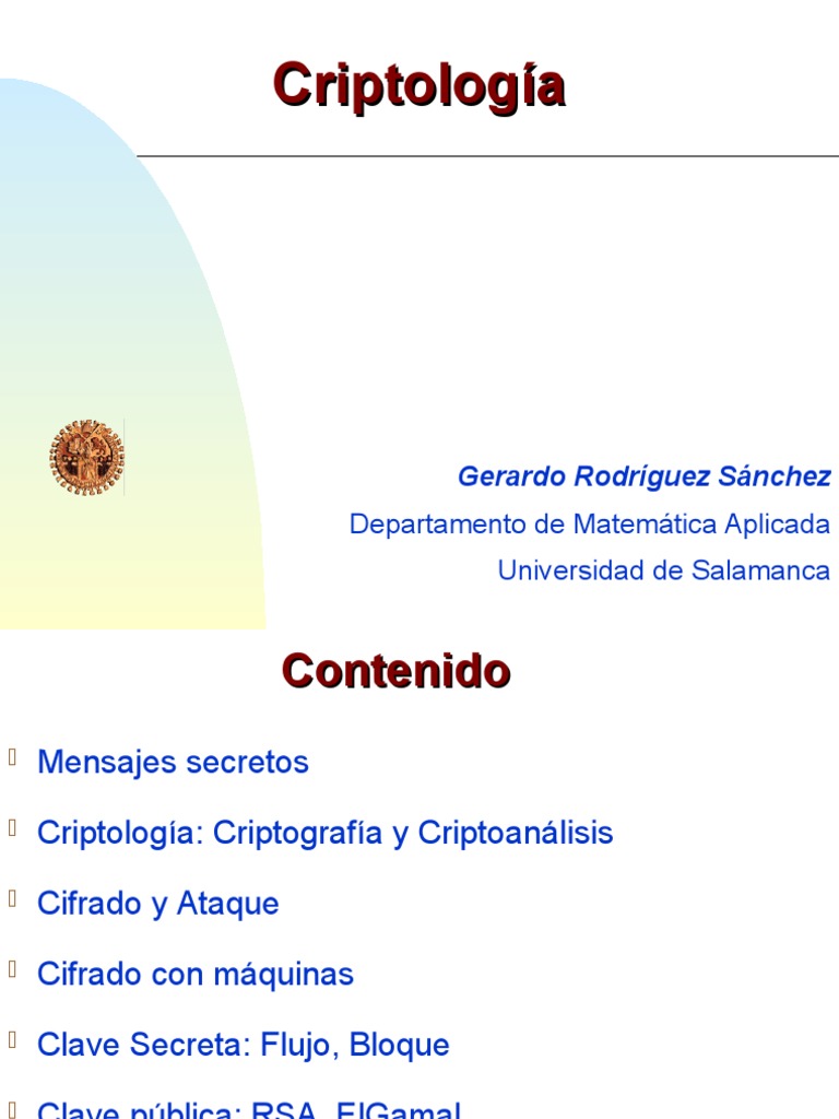 Cripto 1 | PDF | Criptografía | Clave (criptografía)