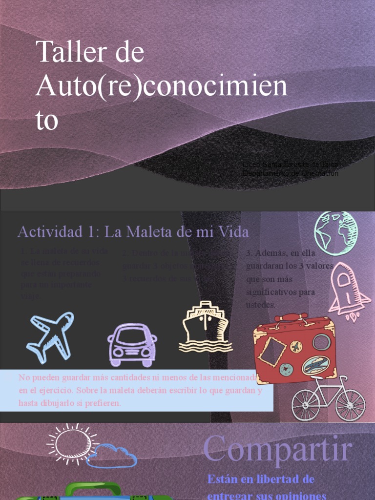 Taller Autoconocimiento | PDF | Crecimiento personal y profesional ...