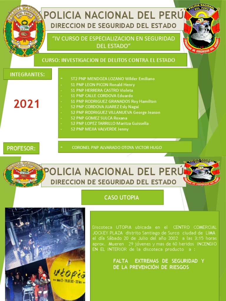 Incendio Utopía: Falta de Seguridad | PDF | Homicidio | Química