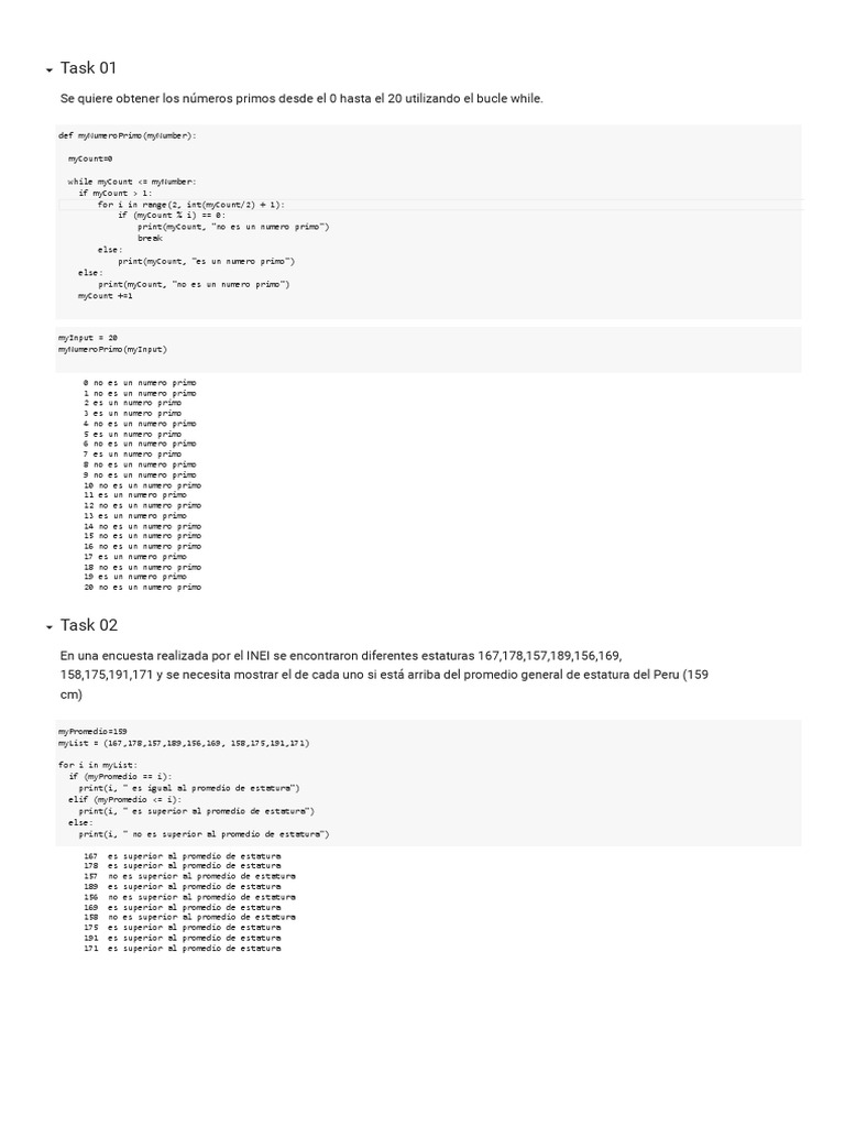 Python Lab 01.ipynb - Colaboratory | PDF