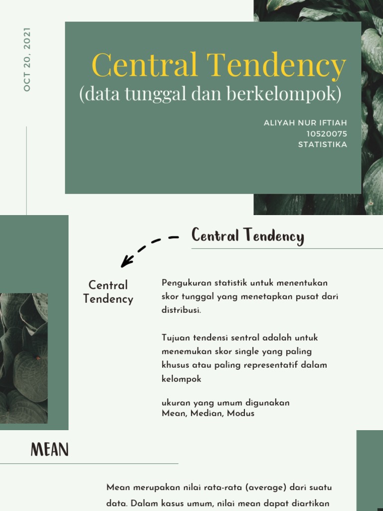 Central Tendency | PDF