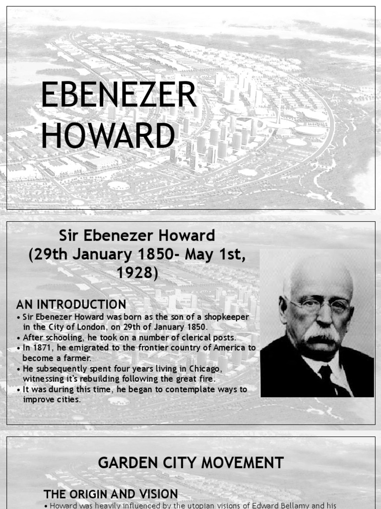Ebenezer Howard | PDF | Economies | Urban Planning