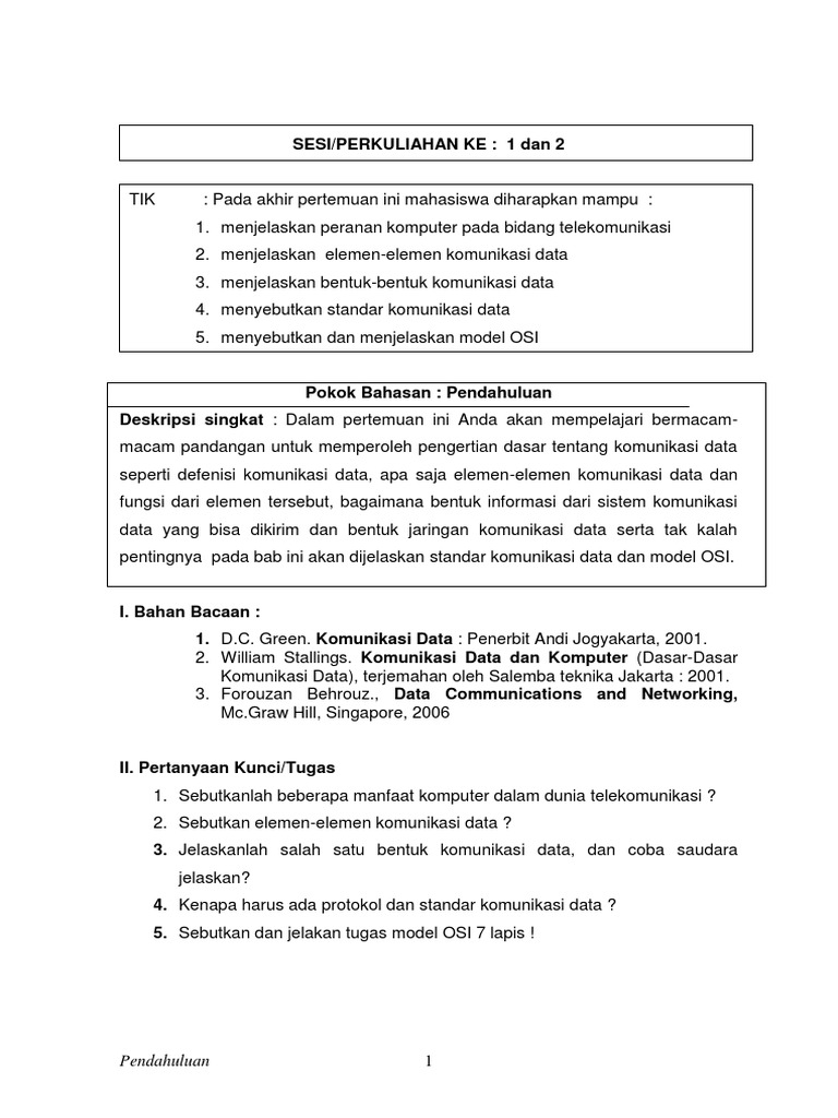 Bab1 (Pendahuluan) | PDF