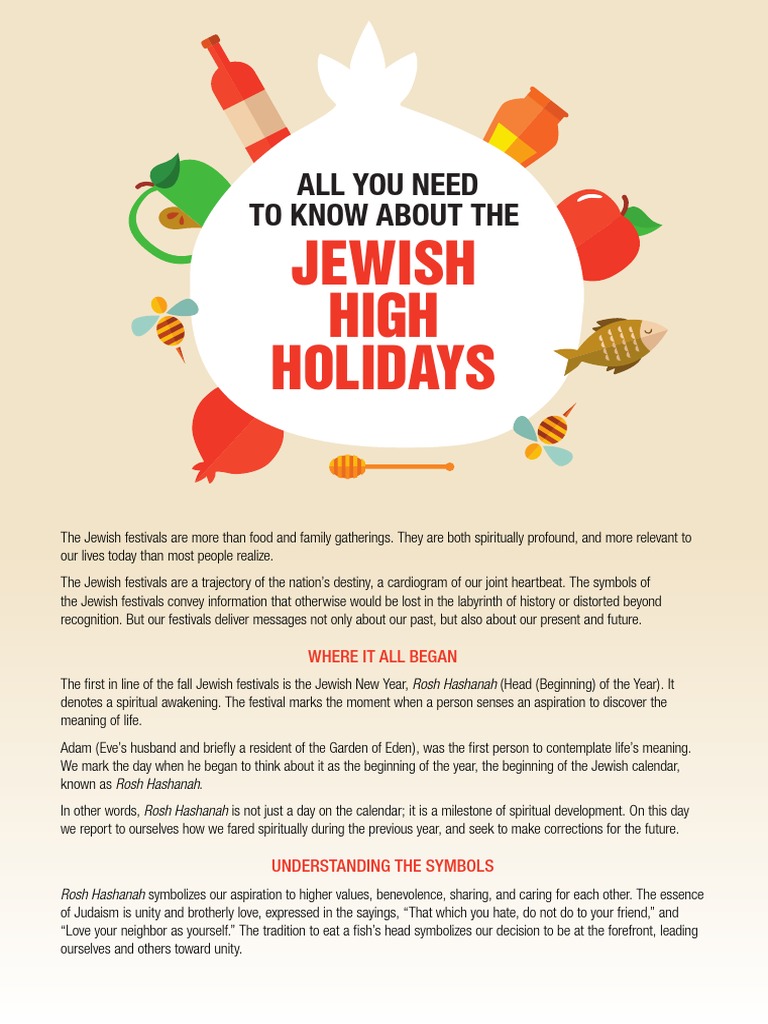 Michael Laitman All You Need To Know About The Jewish Holidays | PDF ...