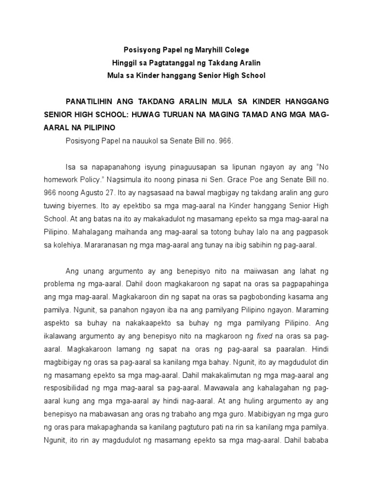 Position Paper | PDF