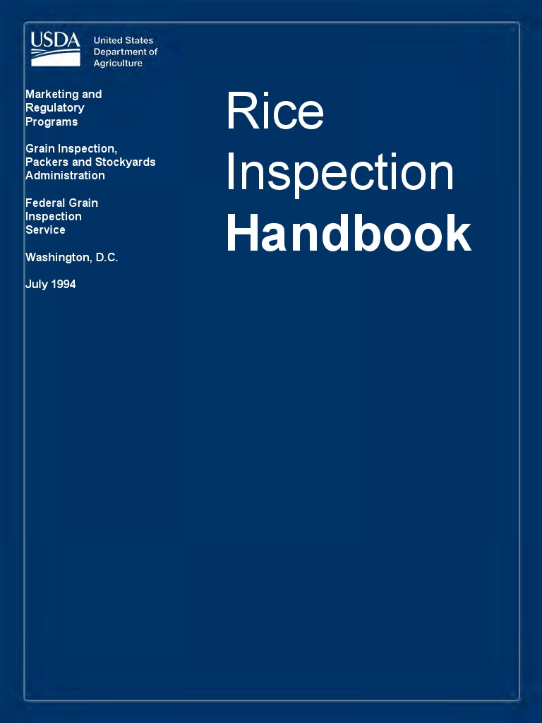 Rice Handbook - 2017-03-27769657711 | PDF | United States Department Of ...