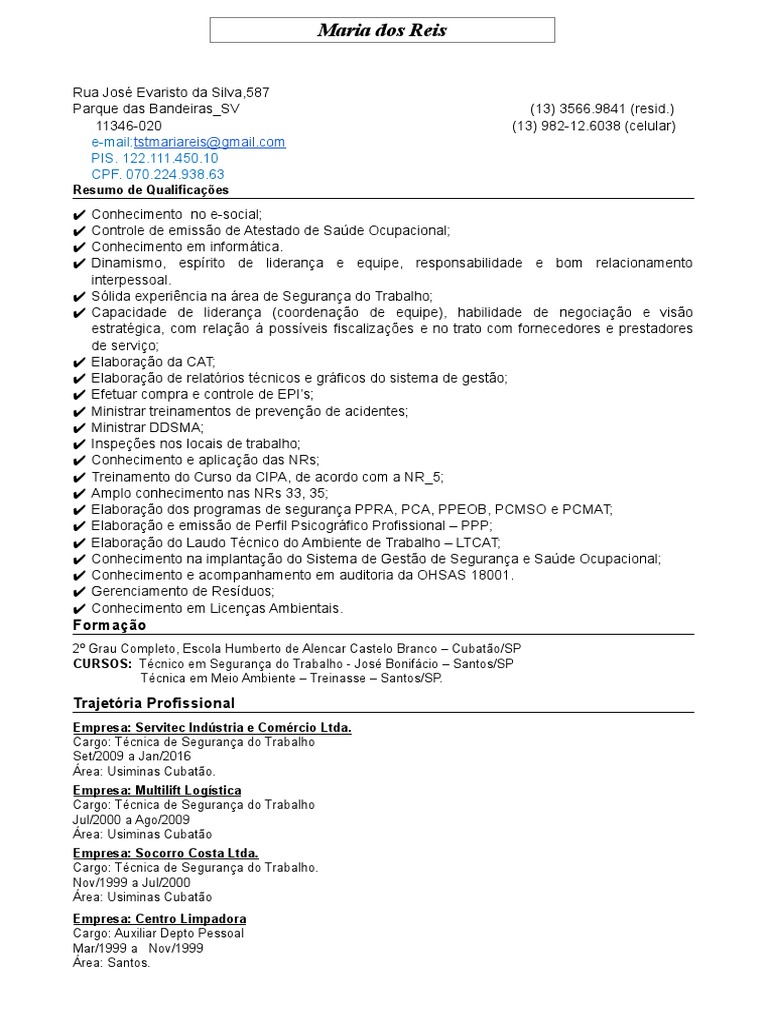 Curriculum TST | PDF