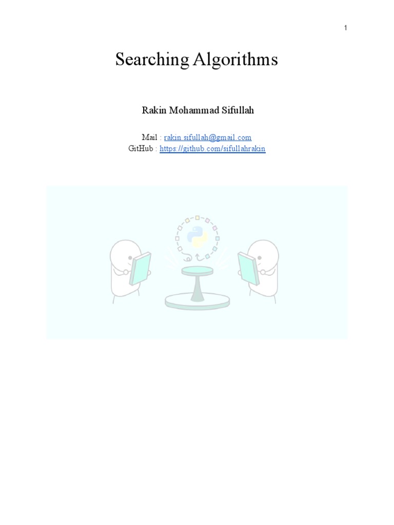 Searching Algorithms | Download Free PDF | Mathematical Logic | Computer Science