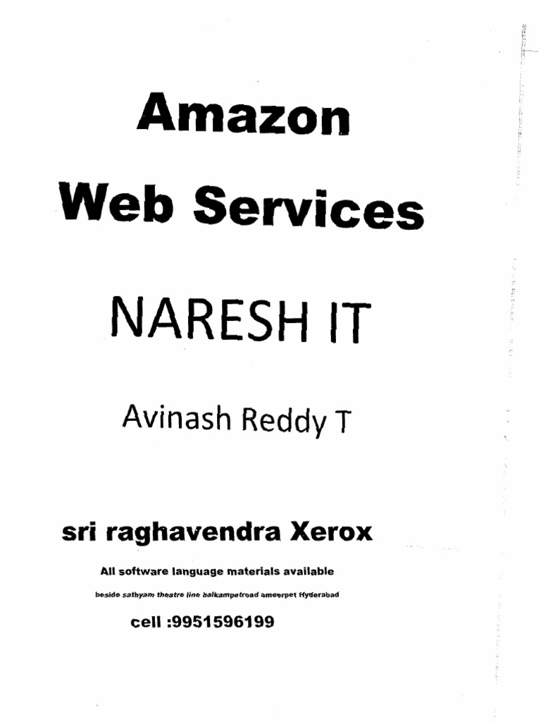 Amazon Web Services (Aws) | PDF