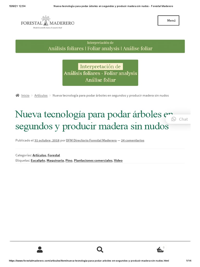 Advaligno - Podar Árboles - Producir Madera Sin Nudos - Forestal ...