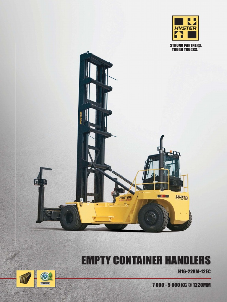 Hyster Stage IIIB Empty Container Handler | PDF | Truck | Transmission ...