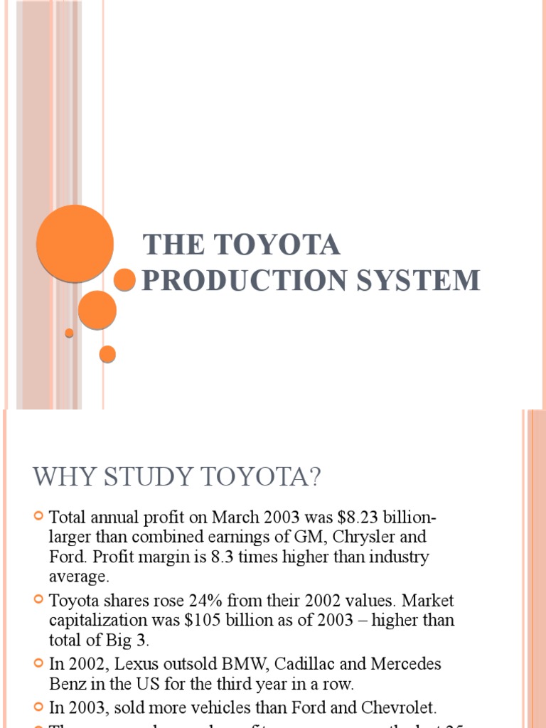 Toyota Production System | PDF | Lean Manufacturing | Toyota