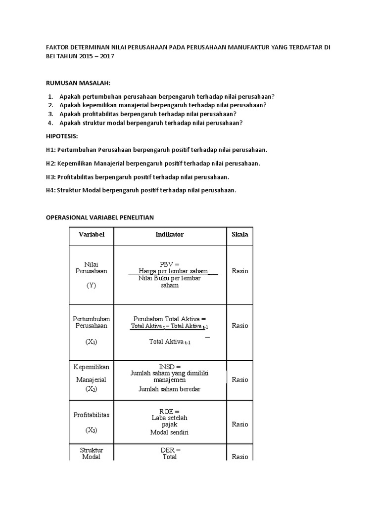 Contoh Kasus Uji Non-Parametrik | PDF