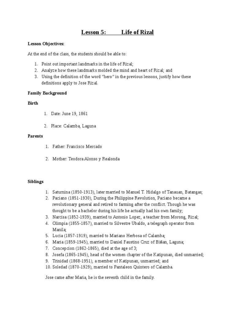 Life of Rizal | Download Free PDF | Freemasonry | Philippines