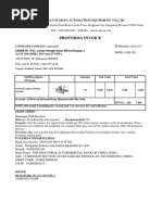 Proforma Invoice of The Hard Ice Cream Machine From Amy-1 | PDF