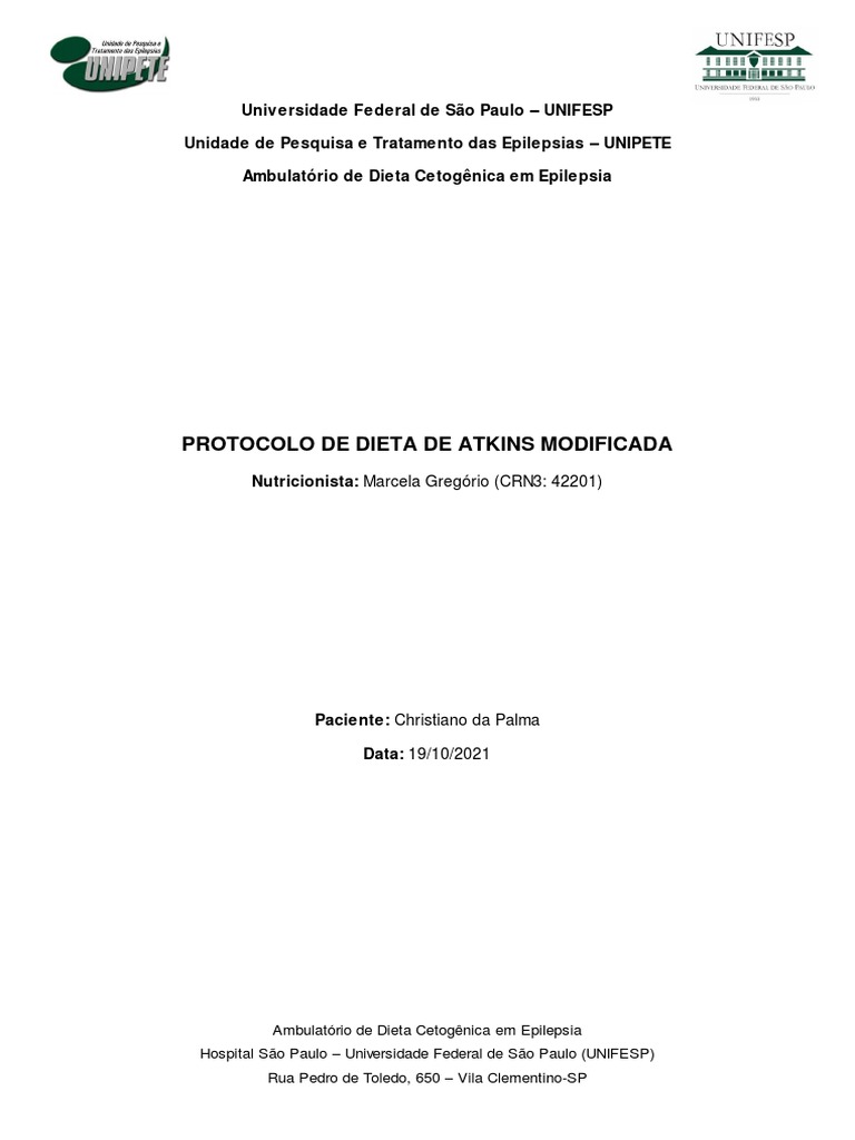 Protocolo Dieta Atkins Modificada | PDF | Dieta de Atkins | Dieta ...