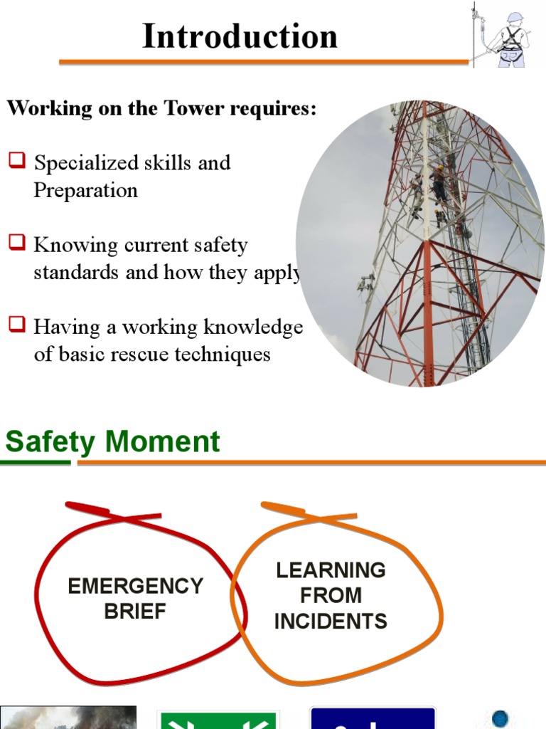 Tower Climbing Safety Training Guide | PDF | Occupational Safety And ...