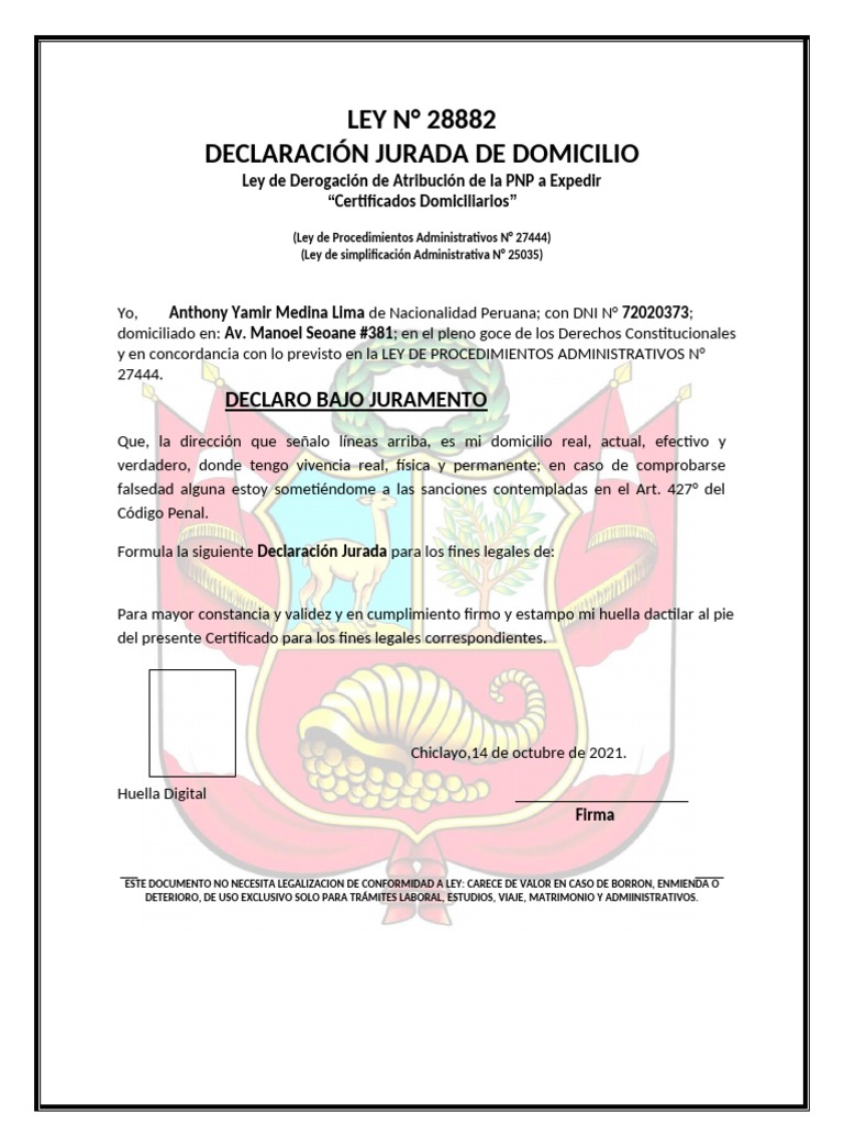 Decla Jura Domi | PDF