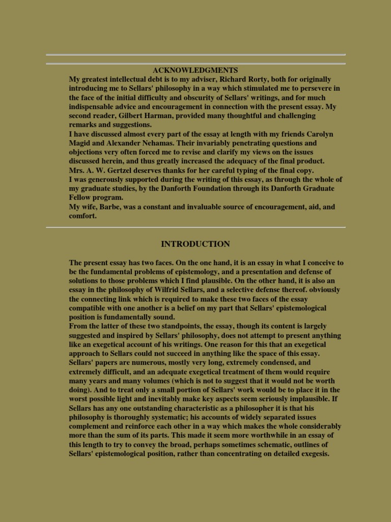 01 Laurence BonJour - ''Knowledge, Justification, and Truth'' (Introduction and Acknowledgements ...