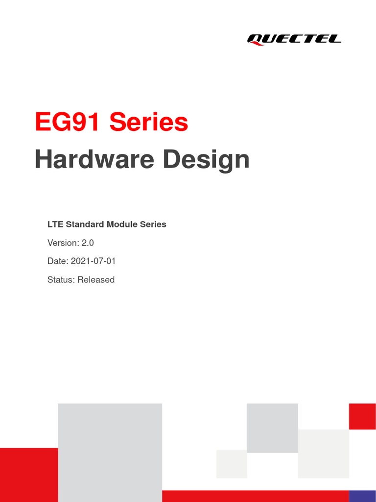 Quectel EG91 Series Hardware Design V2.0 | PDF | Mobile Phones ...