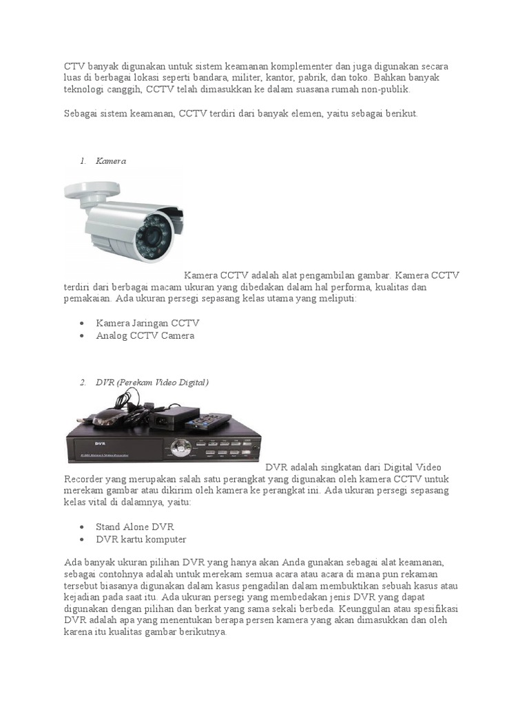 CCTV | PDF