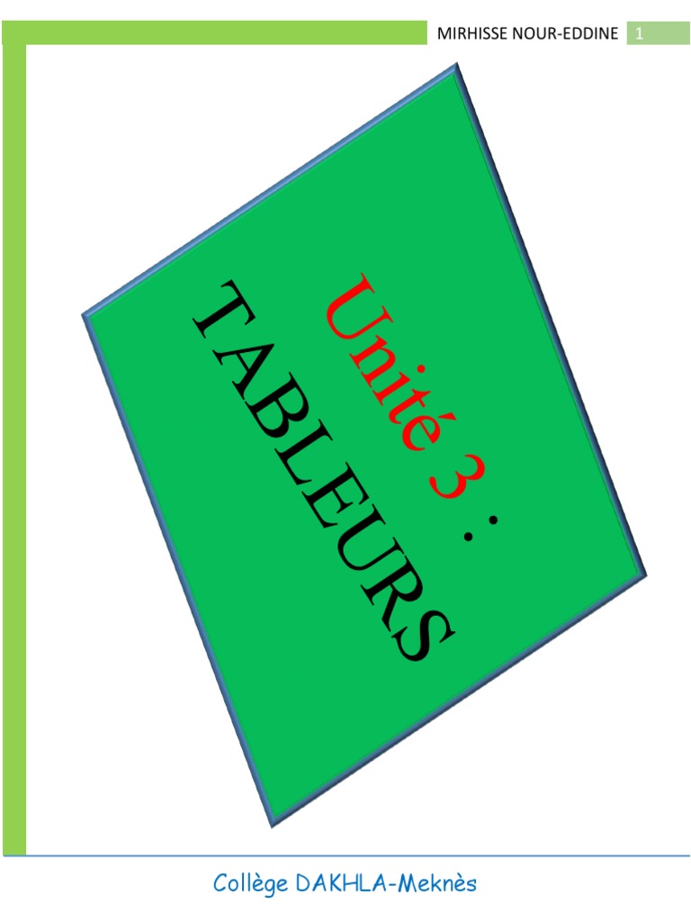 Tableurs | PDF