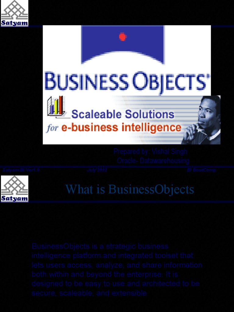 Business Objects Design Architecture 1 | Download Free PDF | Data | Computing