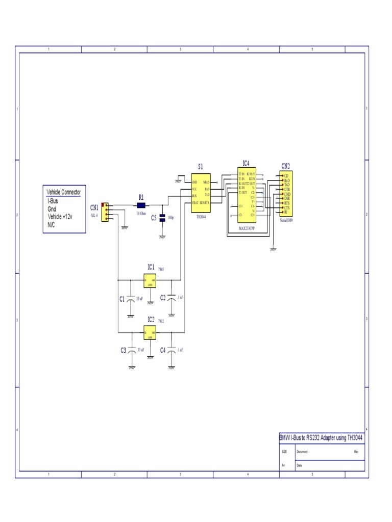 BMW I-Bus Interface Adapter | PDF | Electronics | Telecommunications Equipment