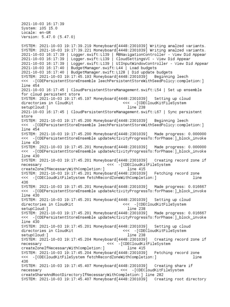 iOS log sync | PDF | Computer File | Directory (Computing)
