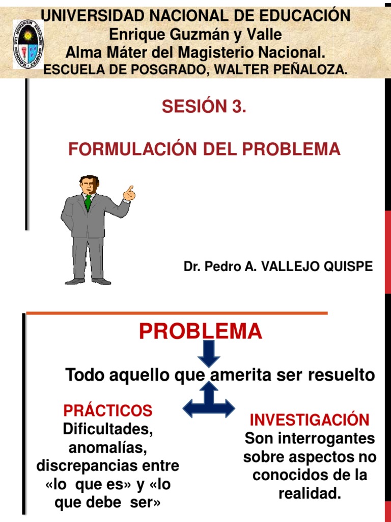 Formulación de Problemas de Investigación | PDF | Aprendizaje | Evaluación