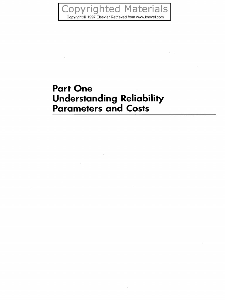 1 History of Reliability and Safe Technology | PDF | Reliability ...