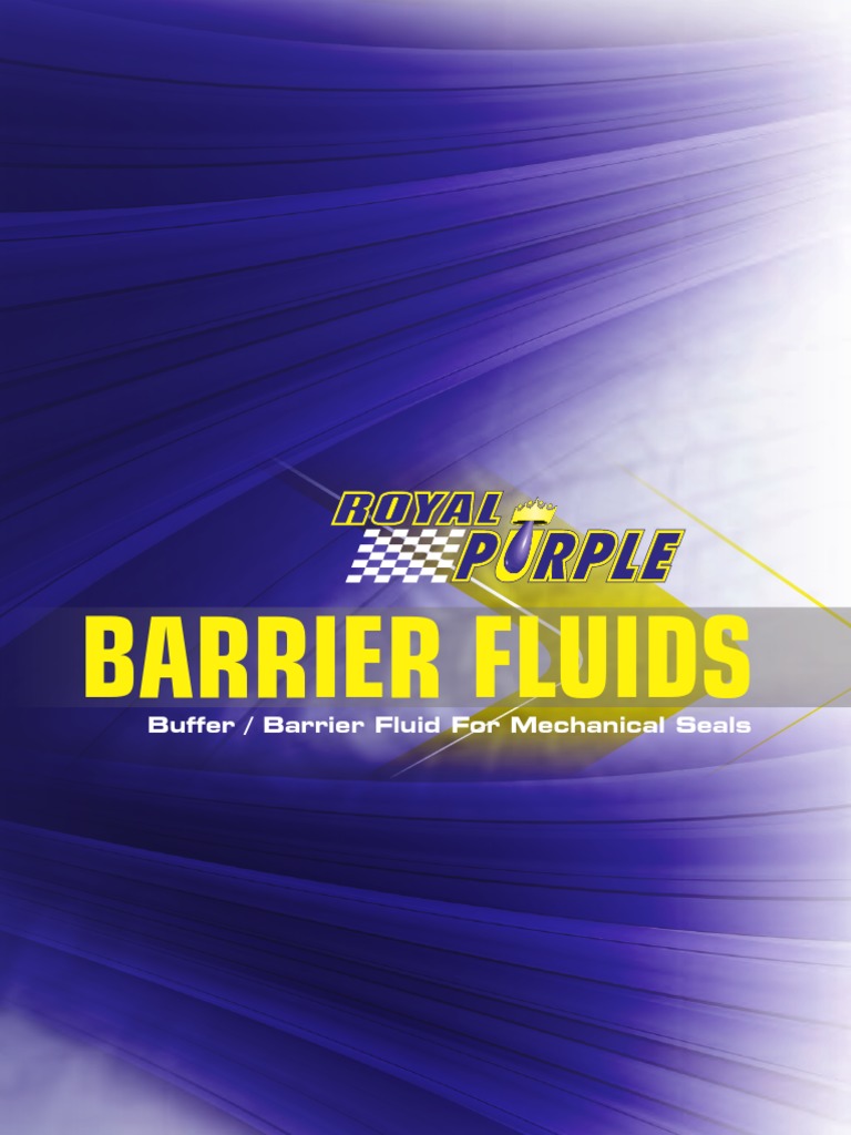 1 Royal-Purple-Barrier-Fluids | PDF | Viscosity | Volatile Organic Compound