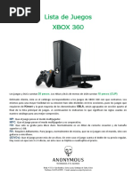 Listado Juegos Xbox 360 | PDF