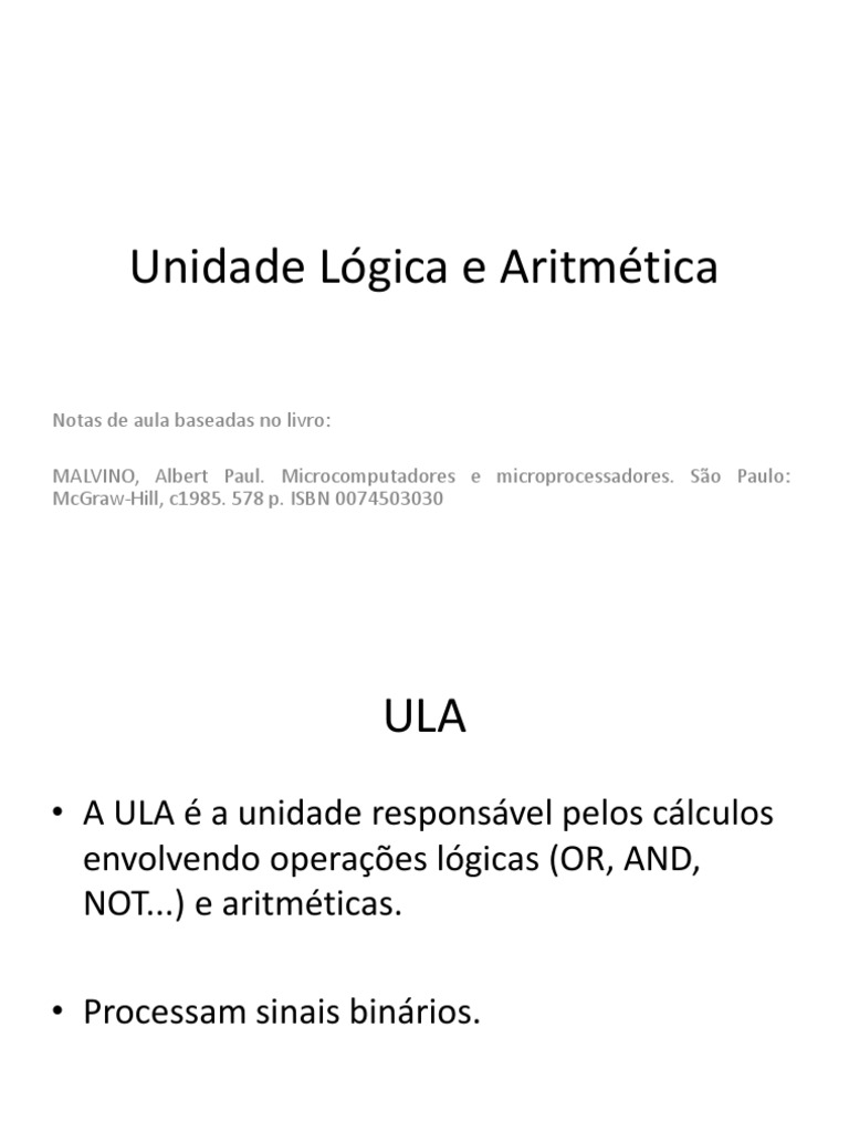 Fundamentos de Circuitos Digitais | PDF | Engenharia Elétrica ...