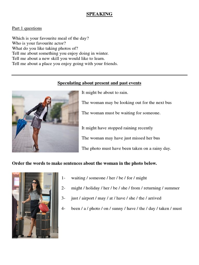B1 Speaking Practice 2 | PDF