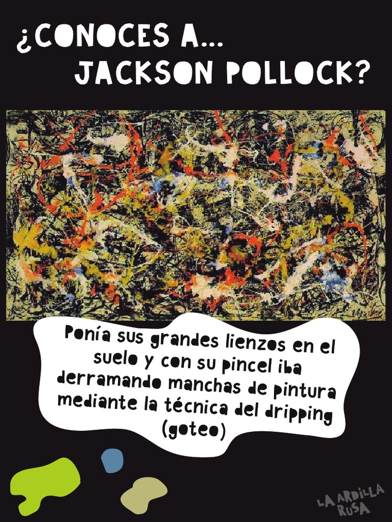 Conoces A..jackson Pollock - Con La Ardilla Rusa | PDF | Arte