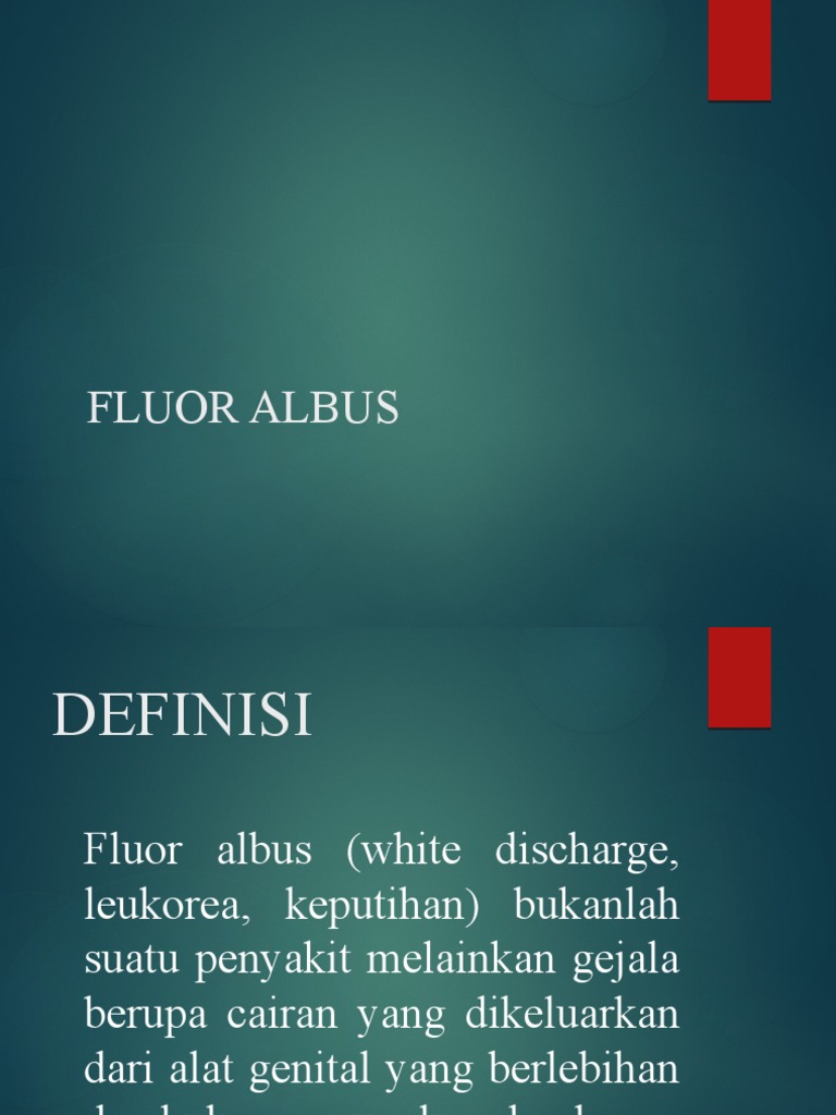 Fluor Albus | PDF