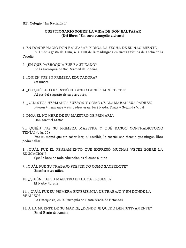 Don Baltasar | PDF | María, madre de Jesús