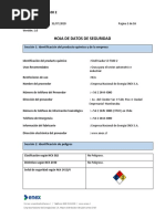 Dte 24 Hoja de Seguridad | PDF | Agua | Líquidos