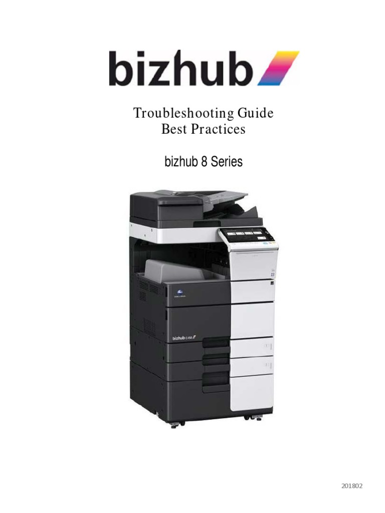 BizHub C258 Series Best Practices Troubleshooting | PDF | Solid State ...