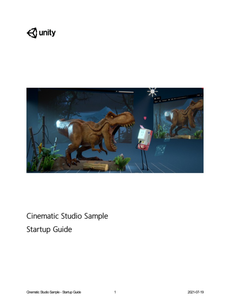 Cinematic Studio Sample Startup Guide | PDF | Unity (Game Engine ...