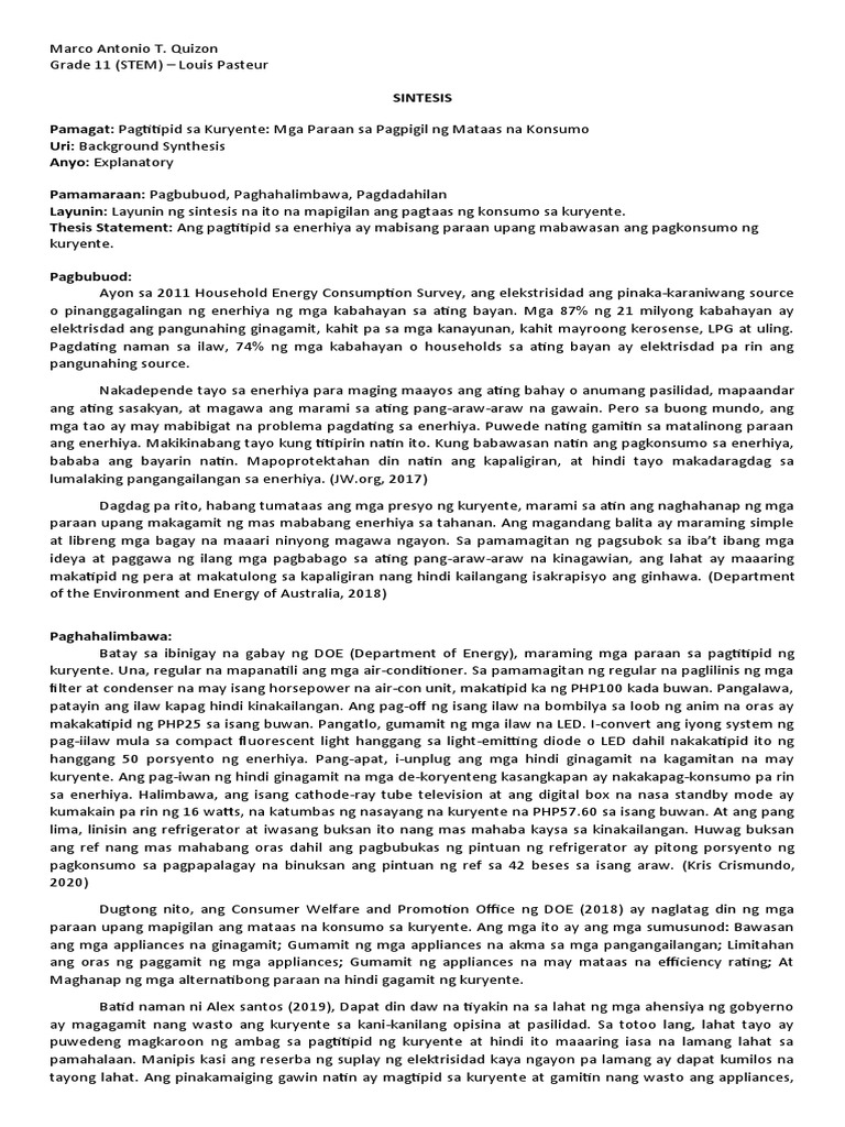 SINTESIS | PDF